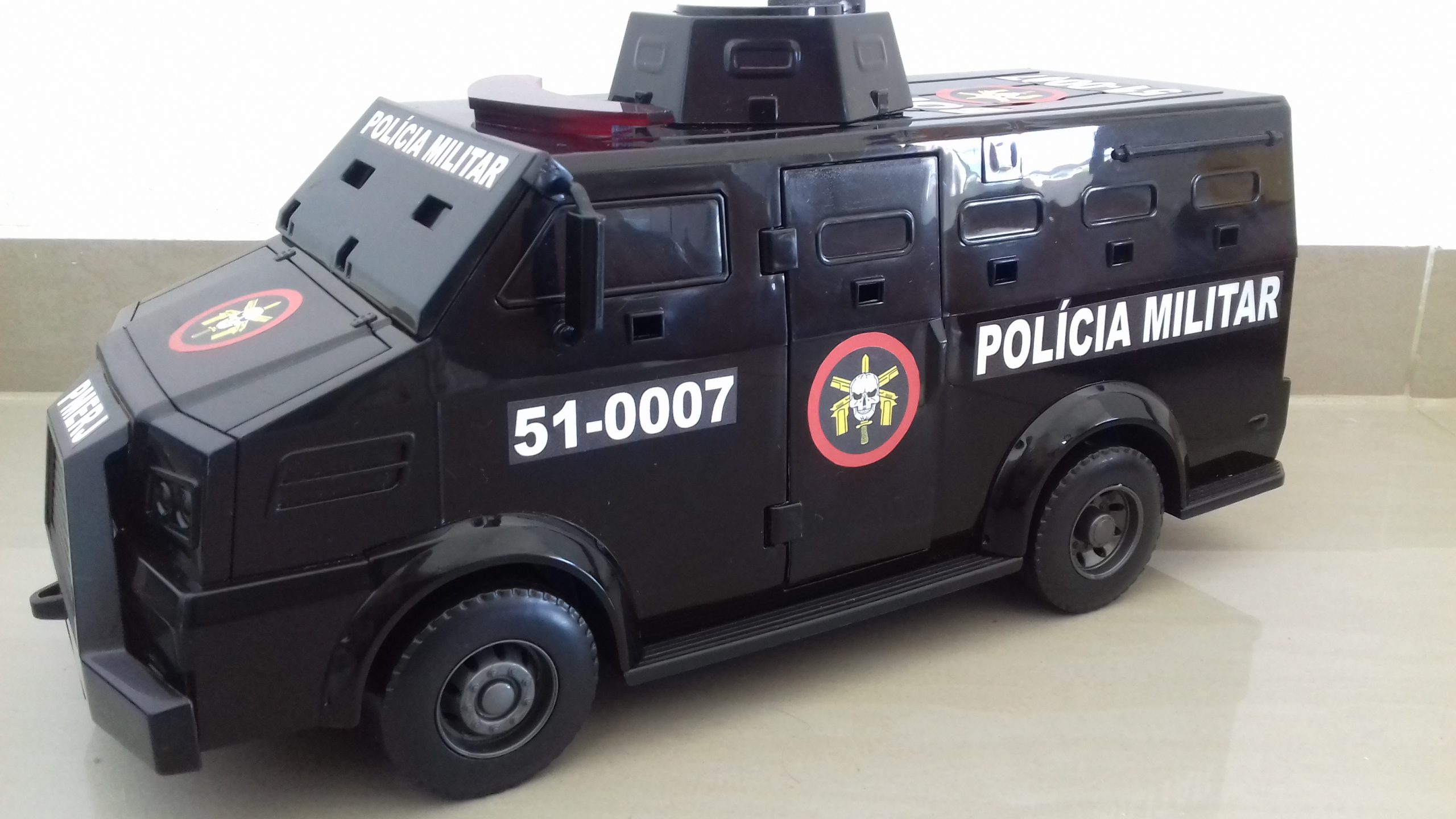Caveirão Blindado BOPE Polícia – Rio de Janeiro – Frota Miniaturas